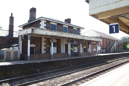 Boarded Building Whitchurch Railway Station Editorial Stock Photo ...