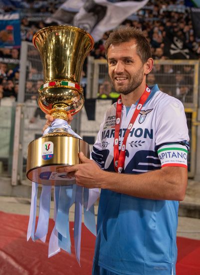 Senad Lulic Lazio Trophy Editorial Stock Photo - Stock Image | Shutterstock