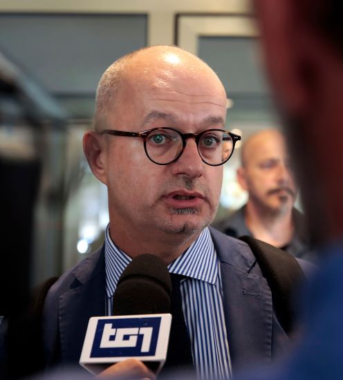 Fabio Alonzi Lawyer Christian Gabriel Natale Editorial Stock Photo ...