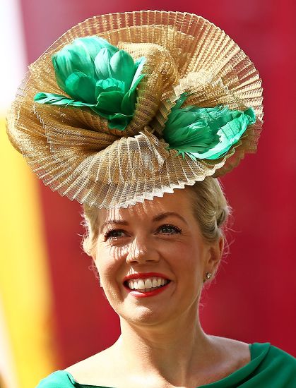 Female Racegoers Arrive On Ladies Day Editorial Stock Photo - Stock ...