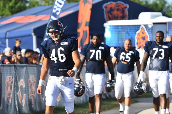 Dax Raymond 46 Chicago Bears Offensive Editorial Stock Photo - Stock ...