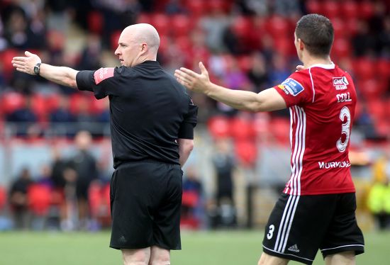 Derry City Vs Waterford Referee Robert Editorial Stock Photo - Stock ...