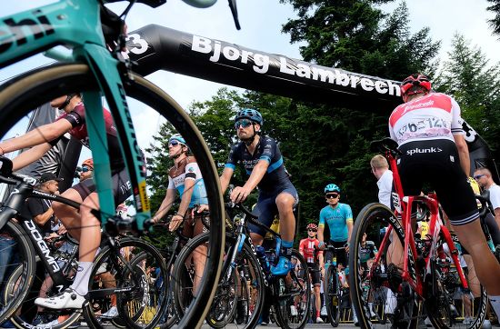 Riders Hold Minute Silence Belgian Cyclist Editorial Stock Photo ...