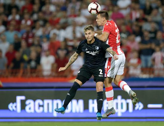 Red Milan Rodic R Action Against Editorial Stock Photo - Stock Image ...