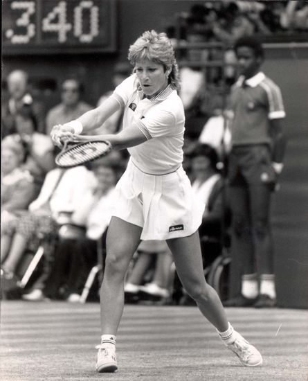 Chris Evert 3rd July 1984 Mrs Editorial Stock Photo - Stock Image ...