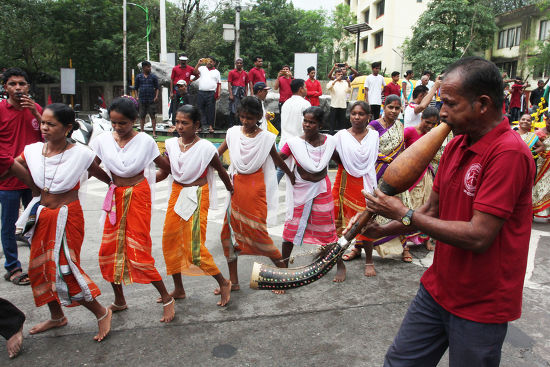 On Occasion Adivasi Day Rally Taken Editorial Stock Photo - Stock Image ...