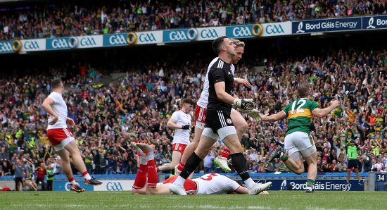Kerry Vs Tyrone Tyrones Ronan Mcnamee Editorial Stock Photo - Stock ...