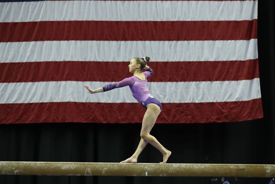 Gymnast Katelyn Rosen Competes During Day Editorial Stock Photo - Stock ...