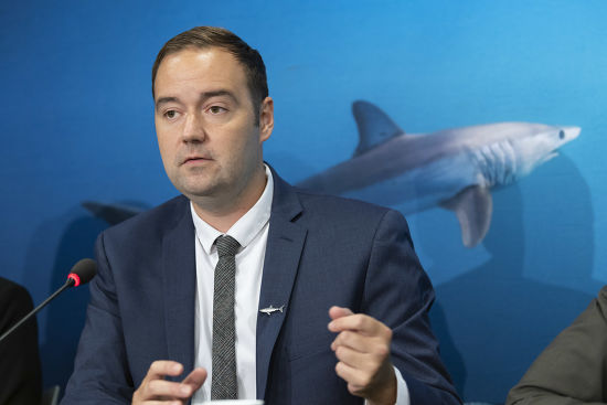 Luke Warwick Associate Director Sharks Rays Editorial Stock Photo ...