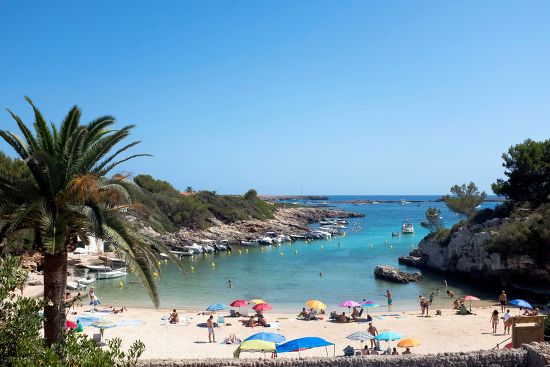 General View Binisafuller Beach Menorca Balearic Editorial Stock Photo ...