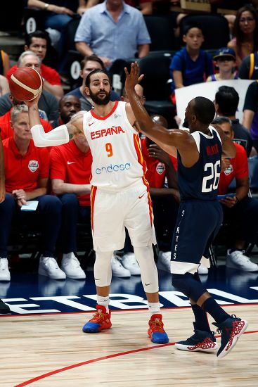 Spain Guard Ricky Rubio L Action Editorial Stock Photo - Stock Image ...