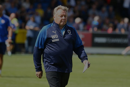 Afc Wimbledon Manager Wally Downes During Editorial Stock Photo - Stock ...