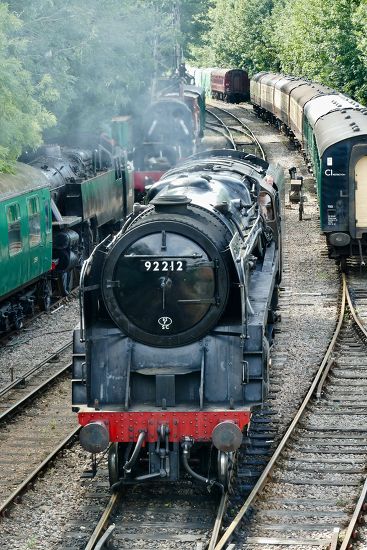 92212 British Railways Standard Class 9f Editorial Stock Photo - Stock ...