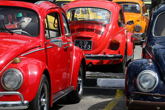 Different Versions Classic Volkswagen Bettle Cars Editorial Stock Photo ...