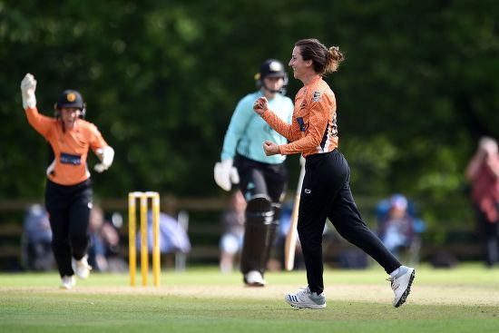 Fi Morris Southern Vipers Celebrates Wicket Editorial Stock Photo ...