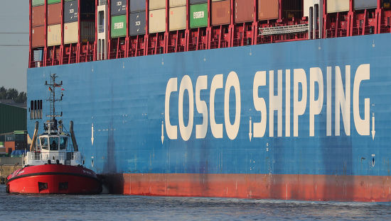 Container Ship Cosco Shipping Andes Cosco Editorial Stock Photo - Stock ...