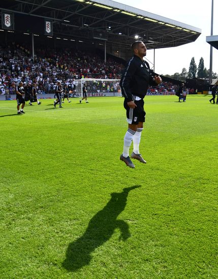 Anthony Knockaert Fulham Jumps Before Kick Editorial Stock Photo ...