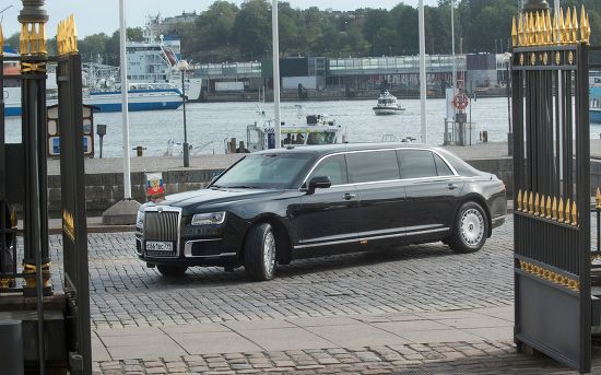 Russian President Vladimir Putins Car Arrives Editorial Stock Photo ...