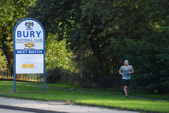 Bury Fc Sign Outside Ground Gigg Editorial Stock Photo - Stock Image ...