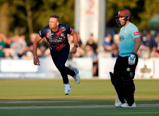 Hardus Viljoen Bowls Kent During Kent Editorial Stock Photo - Stock ...