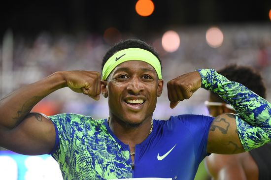 Us Sprinter Mike Rodgers C Celebrates Editorial Stock Photo - Stock ...