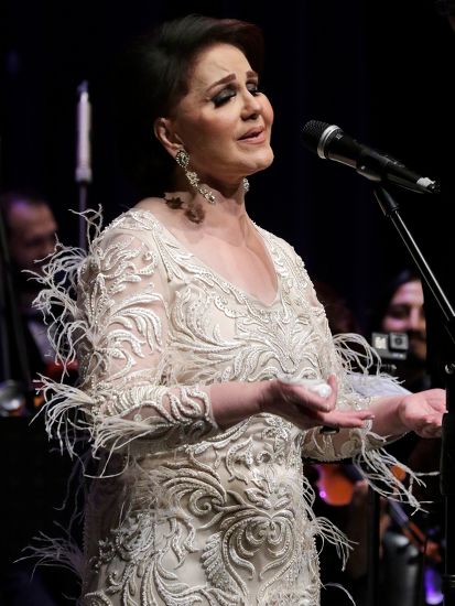 Famous Syrian Singer Mayadah Henawi Sings Editorial Stock Photo - Stock ...