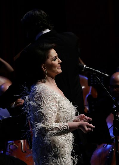 Famous Syrian Singer Mayadah Henawi Sings Editorial Stock Photo - Stock ...