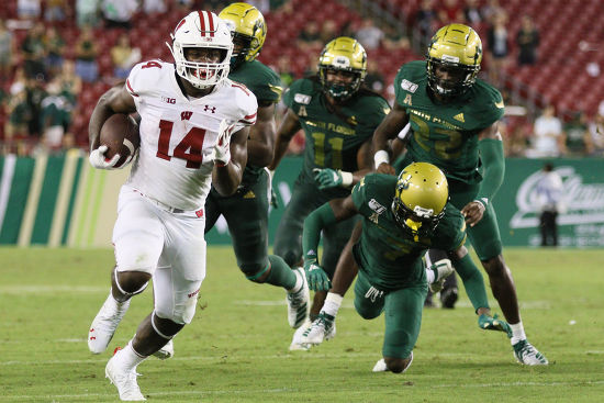 Wisconsin Badgers Running Back Nakia Watson Editorial Stock Photo ...