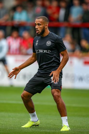 Brentford Forward Bryan Mbuemo 19 Warms Editorial Stock Photo - Stock ...