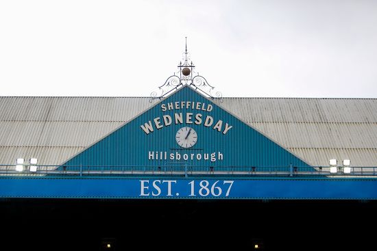 Sheffield Wednesday Clock Face Hillsborough Stadium Editorial Stock ...