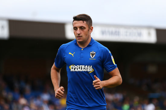 Anthony Hartigan Afc Wimbledon During Afc Editorial Stock Photo - Stock ...