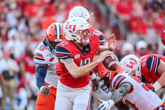 Liberty Flames Quarterback Stephen Calvert 12 Editorial Stock Photo ...
