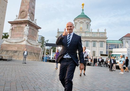 Premier Brandenburg Dietmar Woidke Shows His Editorial Stock Photo ...