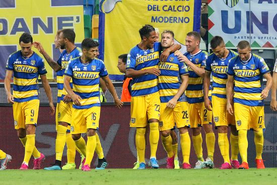 Parma Players Celebrate Their 21 Lead Editorial Stock Photo - Stock ...