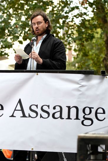 Gabriel Shipton Speaks During Dont Extradite Editorial Stock Photo ...
