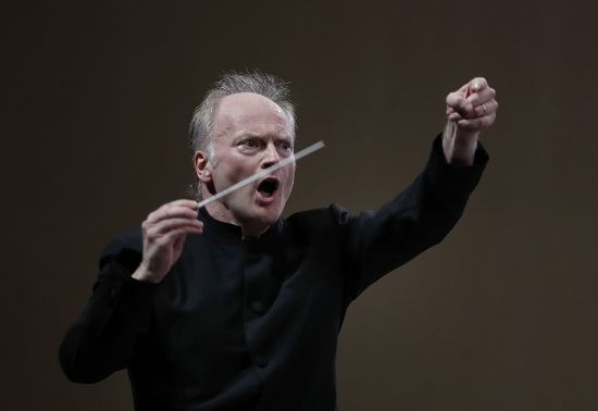 Italian Conductor Gianandrea Noseda Conducts London Editorial Stock ...