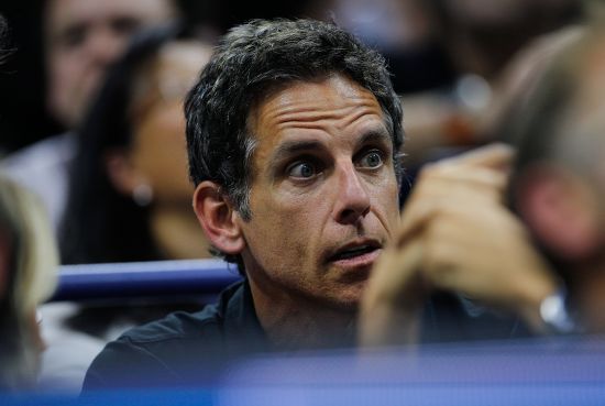 Ben Stiller Sits Players Box Rafael Editorial Stock Photo - Stock Image ...