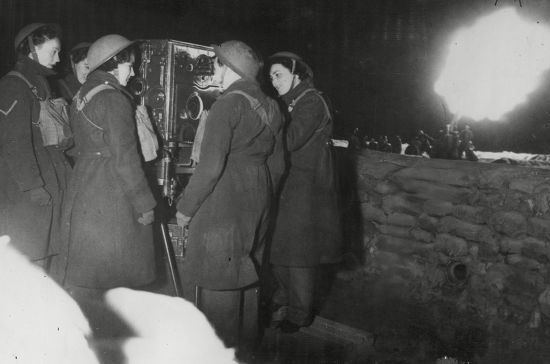 Wwii Britain Ats Auxiliary Territorial Service Editorial Stock Photo ...