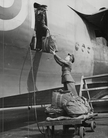 Wwii Britain Waaf Womens Auxiliary Air Editorial Stock Photo - Stock ...