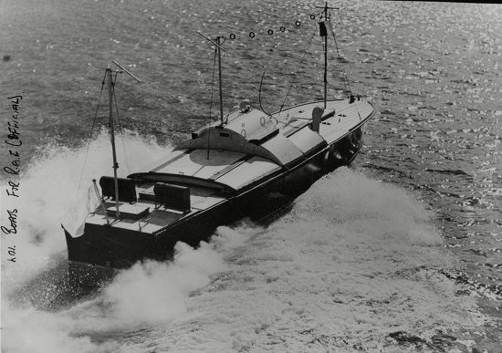Wwii Britain Raf Bombing Speedboats Practice Editorial Stock Photo ...