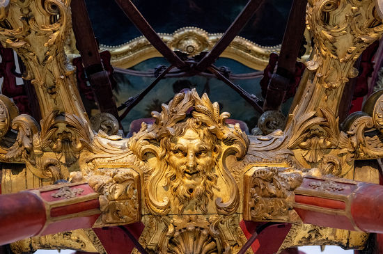 Details Shows Baroque Decorations On Historical Editorial Stock Photo ...