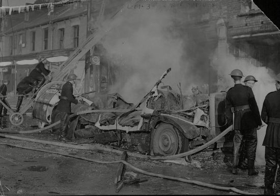 Wwii Britain Air Raids London Districtsseveral Editorial Stock Photo ...