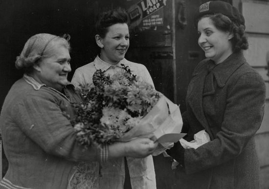 Wwii Britain Women Wvs Womens Voluntary Editorial Stock Photo - Stock ...