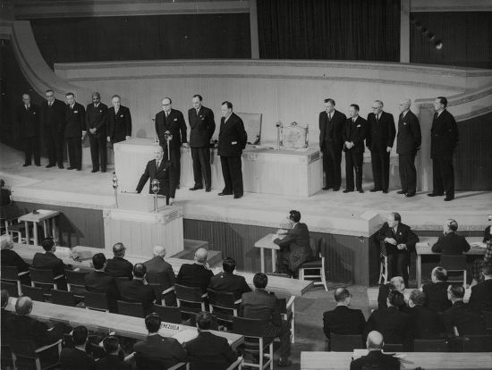 Wwii Peace United Nations Conferences Picture Editorial Stock Photo ...