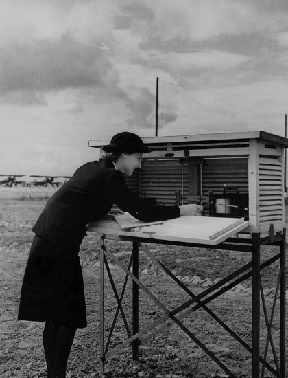 Wwii Britain Wrens Womens Royal Naval Editorial Stock Photo - Stock ...