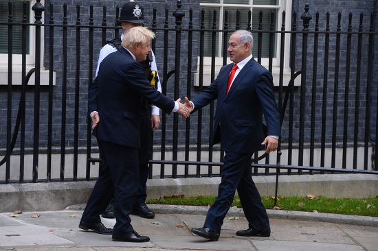 Boris Johnson Benjamin Netanyahu Editorial Stock Photo - Stock Image ...