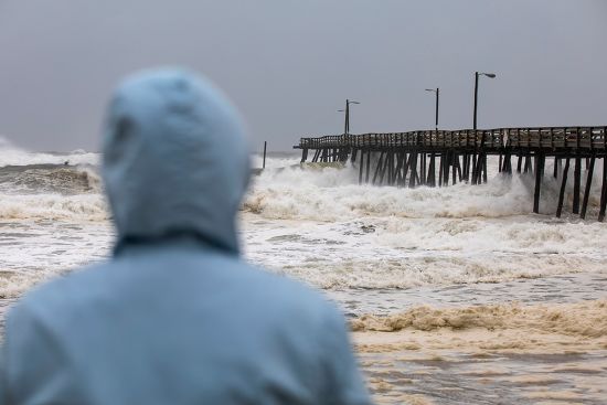 Waves Atlantic Ocean Destroyed Far End Editorial Stock Photo - Stock ...