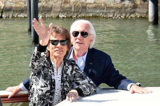 Mick Jagger Donald Sutherland Arrive Lido Editorial Stock Photo - Stock ...