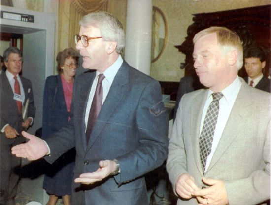 John Major Prime Minister 1991 John Editorial Stock Photo - Stock Image ...