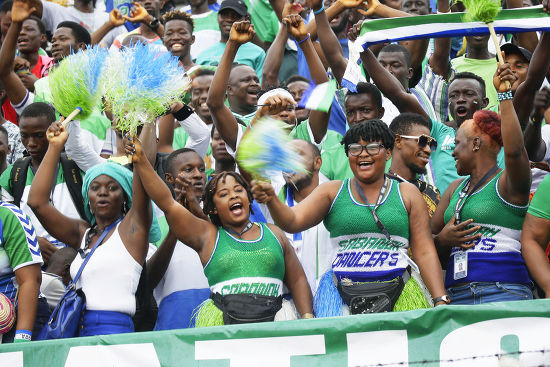 Fans Sierra Leone Cheer Before Fifa Editorial Stock Photo - Stock Image ...